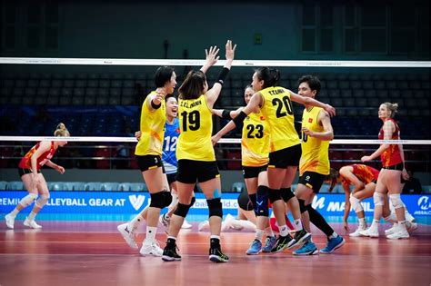 FIVB Challenge Cup 2024 Đánh bại tuyển Bỉ 3 1 các chân dài bóng