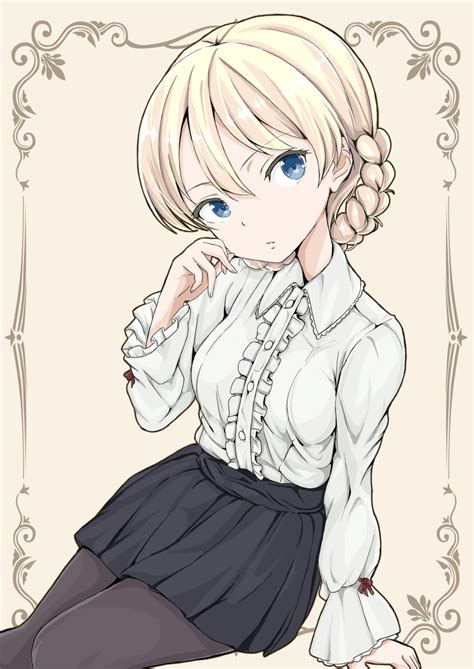 The Big Imageboard Tbib Absurdres Arm At Side Arm Behind Back Arm Support Bangs Black