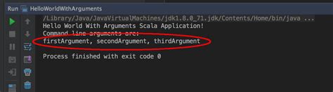 intellij run configuration running your scala application