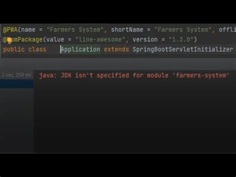 Java JDK Isn T Specified For Module My App YouTube
