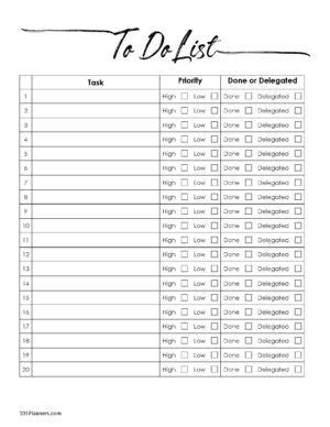 Checklist Templates Free Printable Checklists For Word Excel Artofit