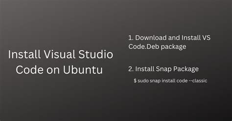 How To Install Visual Studio Code On Ubuntu Linuxize Unique Home