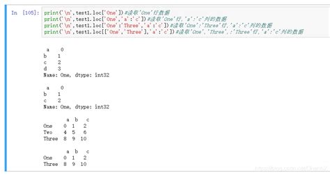 python 基础笔记之 loc和iloc loc gcdr1 click csdn博客