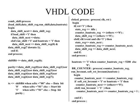 uart vhdl rtl design tutorial