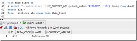Set Values For Bind Parameters In A Database View Using Application