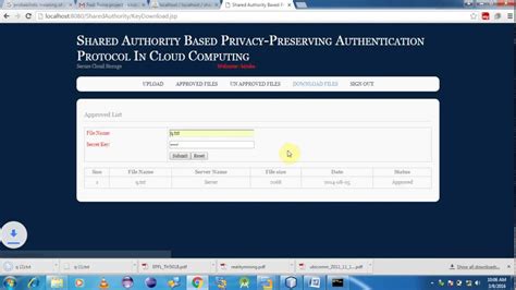shared authority based privacy preserving authentication protocol in cloud computing youtube
