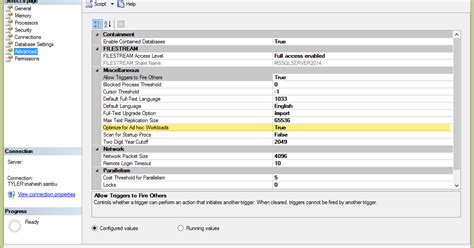 optimize query plan memory used for ad hoc queries ~ learn sql concepts