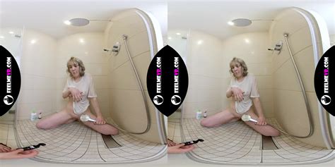 Vr180 Video With Busty Teen Girl Limona Naked In The Shower VR Porn