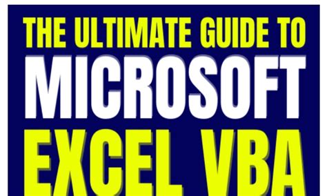 the ultimate guide to microsoft excel vba for beginners and seniors ebooks amazon free