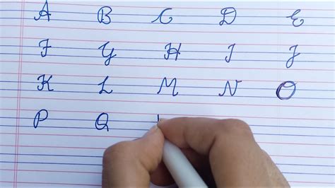 Cursive Writing Alphabets In Cursive Letters Cursive Writing A To Z