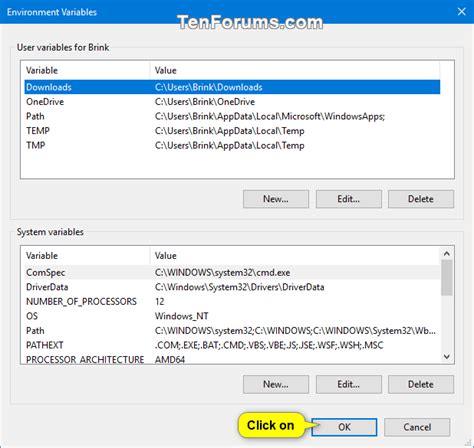 Set New User And System Environment Variables In Windows Tutorials