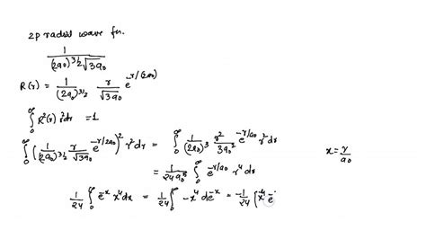 solved using the explicit expressions of the hydrogenic wave functions given in table 3 1