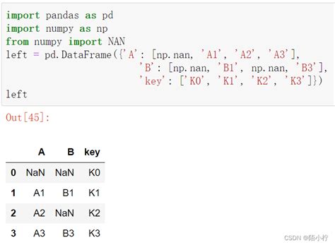 【python数据分析】之数据合并的concat函数与merge函数 python concat函数 csdn博客