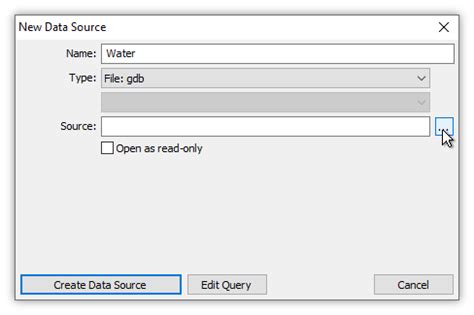 Example Connect To An ESRI GDB File Geodatabase