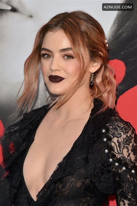 Lucy Hale Sexy Braless Actress Attends The Blumhouses Truth Or Dare Premiere In Hollywood Aznude