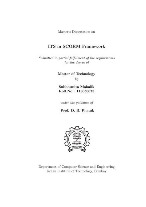 pdf its in scorm framework · 2013 06 25 · de ne various parts of learning objects scorm is a