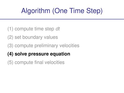 pressure poisson equation ppt download