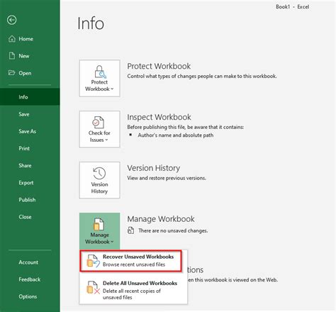 How To Restore A Previous Version Of An Excel File Business Tech Planet