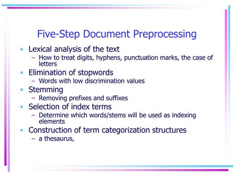 ppt intelligent information retrieval cs 336 lecture 3 text operations powerpoint