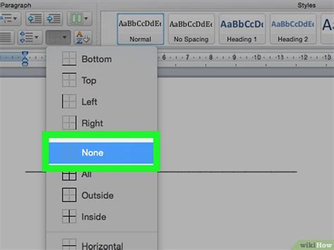 Eine Horizontale Linie In Word Entfernen WikiHow