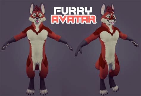 Make Custom Furry 3d Model Furry Avatar For Vrchat Vrchat Avatar Nsfw