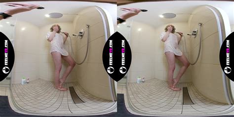 Vr180 Video With Busty Teen Girl Limona Naked In The Shower VR Porn