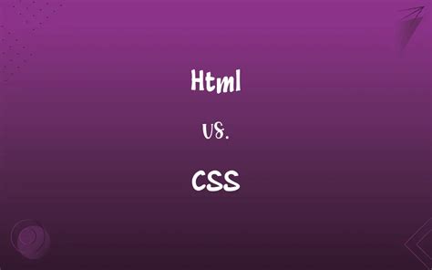 HTML Vs CSS Whats The Difference