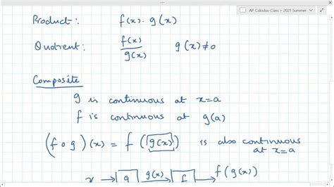 properties of continuous functions youtube