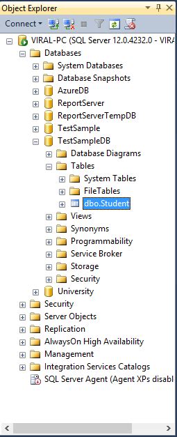 Create Database Project In Visual Studio 2015