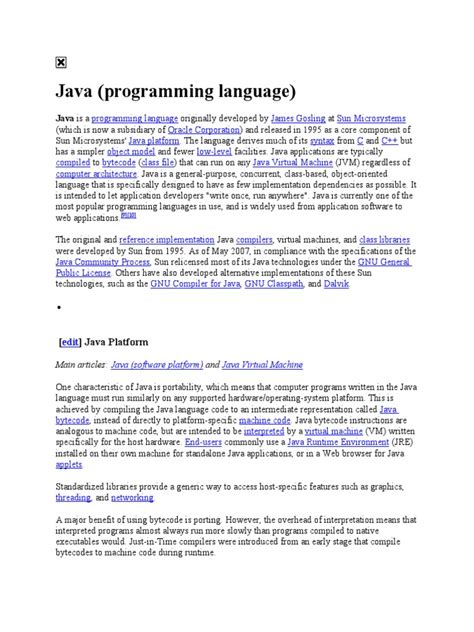 java programming language pdf java programming language class computer programming
