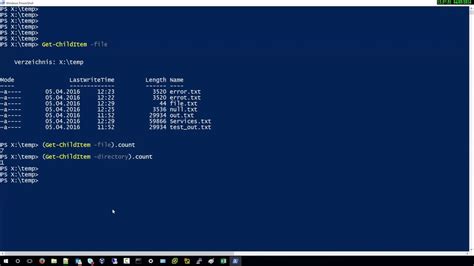 How To Count All Text Files Folders In A Directory With Powershell