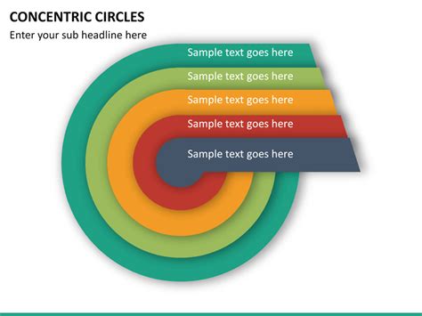 Concentric Circles PowerPoint SketchBubble