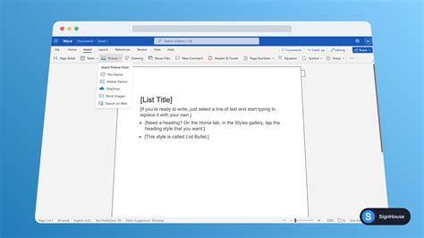 Official Guide How To Make A Wet Signature In Word SignHouse