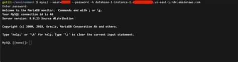 Create And Connect To RDS Aurora Serverless MySQL Database Thru Cloud9