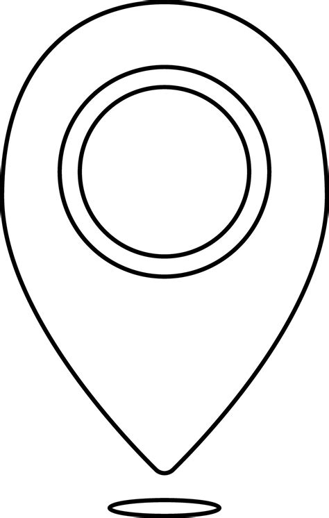 Isolated Map Pointer In Flat Style 25315127 Vector Art At Vecteezy