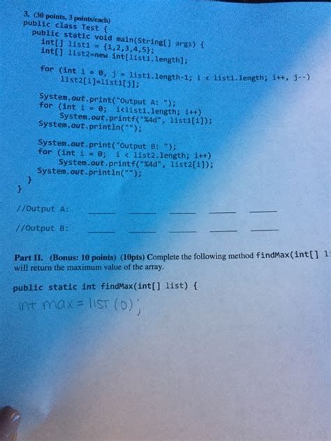 solved public class test {public static void maid