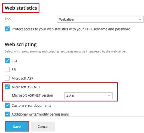 How To Set Up ASP NET Version In Plesk WHUK