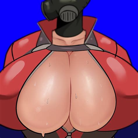 Rule 34 Behemaid Big Breasts Cleavage Female Fempyro Huge Breasts Large Breasts Pyro Pyro