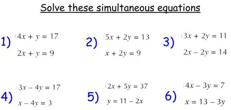 solving simultaneous equations using substitution method 1 video edmaths