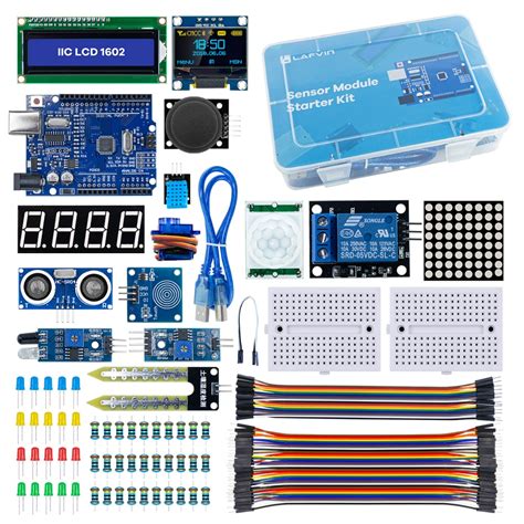 LAFVIN Sensor Module Starter Kit For Arduino Uno Set R3 0 96 OLED