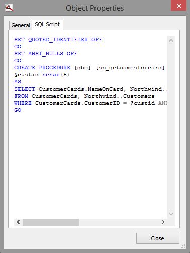 finding out more about an object sql dependency tracker 2 product documentation