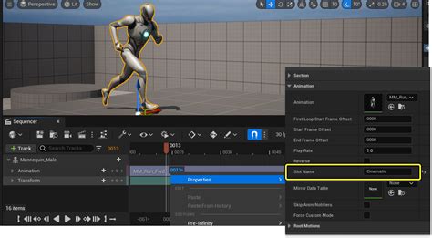 animation slots in unreal engine unreal engine 5 0 documentation