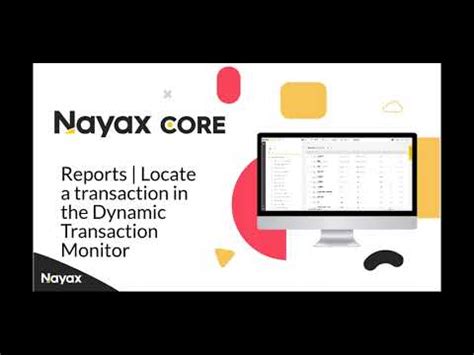 How To Locate A Transaction In The Dynamic Transaction Monitor Nayax