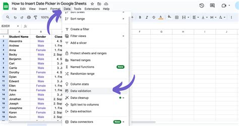 How To Add A Date Picker In Google Sheets A Step By Step Guide
