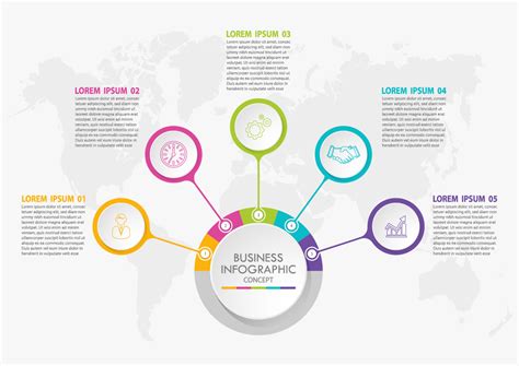 Business Data Visualization Timeline Infographic Icons Designed For