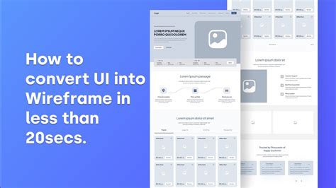 How To Convert UI Into Wireframe In Less Than 20 Second Using Figma