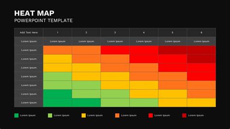 Heat Map Template For Presentation SlideBazaar