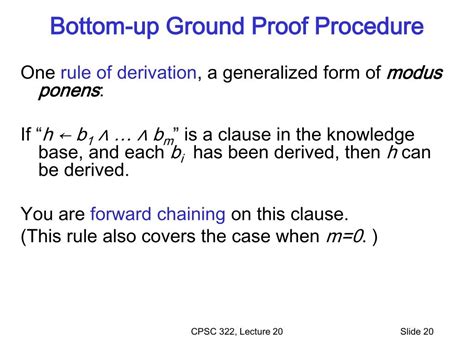 ppt propositional definite clause logic syntax semantics and bottom up proofs powerpoint