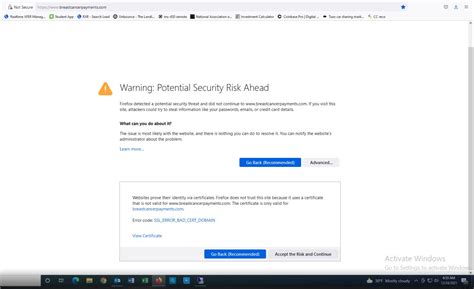 SSL Certificate Shows Warning SSL ERROR BAD CERT DOMAIN On Some