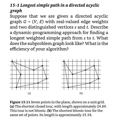 solved 15−1 longest simple path in a directed acyclic graph